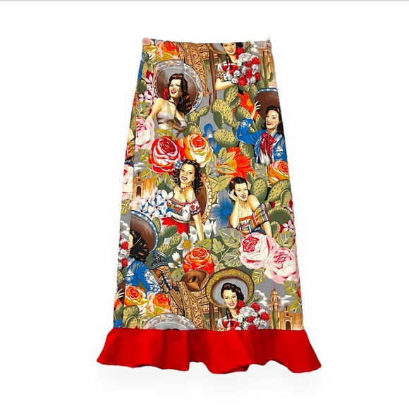 Vintage | Skirts | Vintage Broad Minded Clothing Midi Skirt | Poshmark